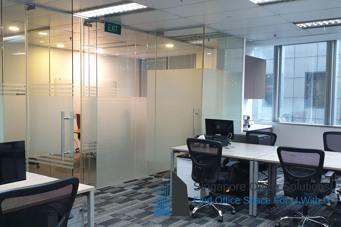 Fitted Small Office For Rent at Raffles Place - Singapore Office Rental