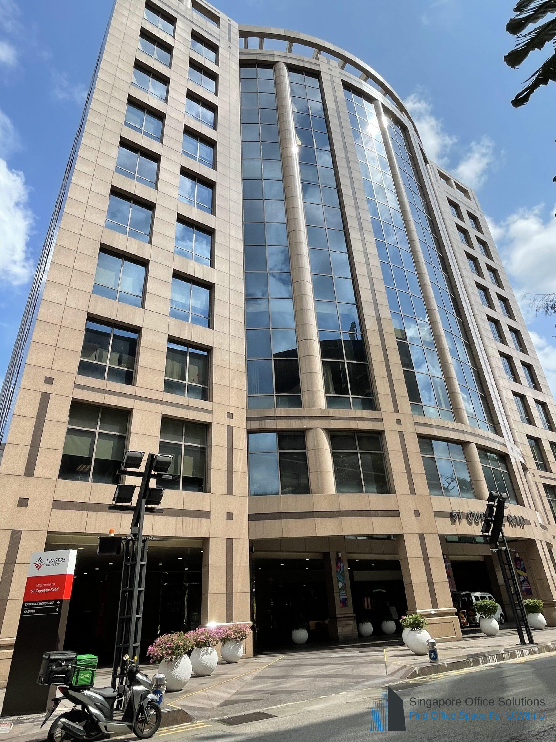 51 Cuppage Road Office For Rent In Orchard - Singapore Office Rental