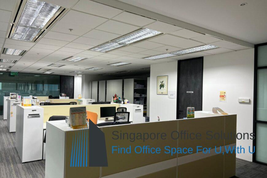 Nicely Fitted Office Right Above MRT Station With Move In Condition and ...