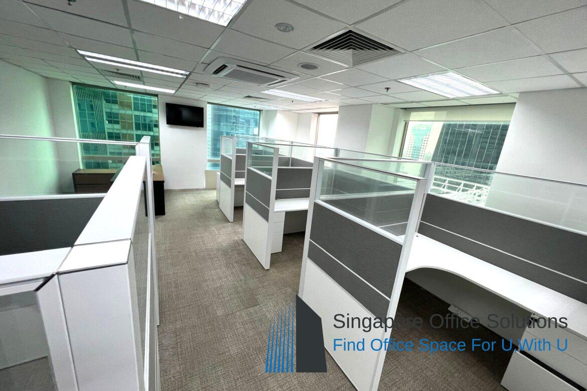 Nicely fitted office with an impressive reception area and multiple ...